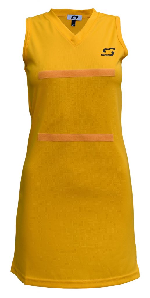 Stadium Plain Netball Dress-Gold-(Special!) | McCracken's