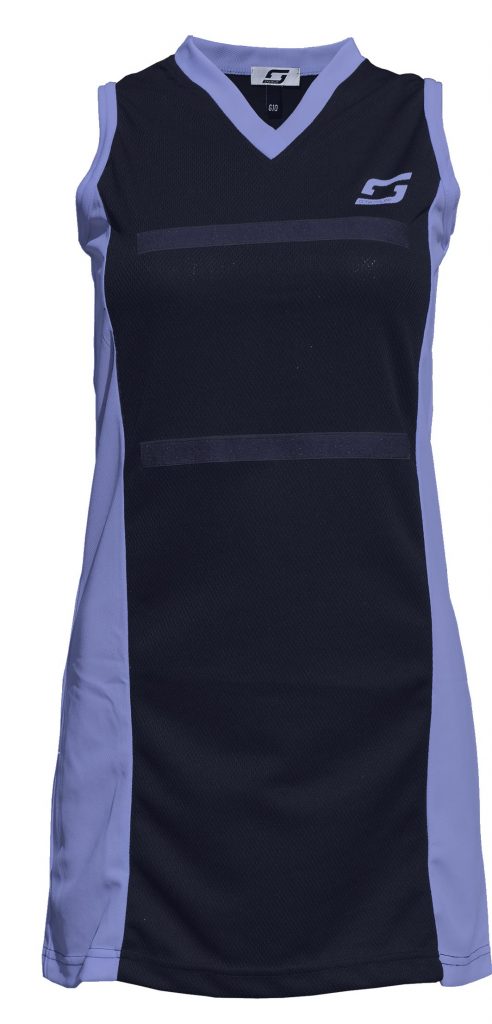 Stadium Pro Netball Dress-Navy/Sky | McCracken's