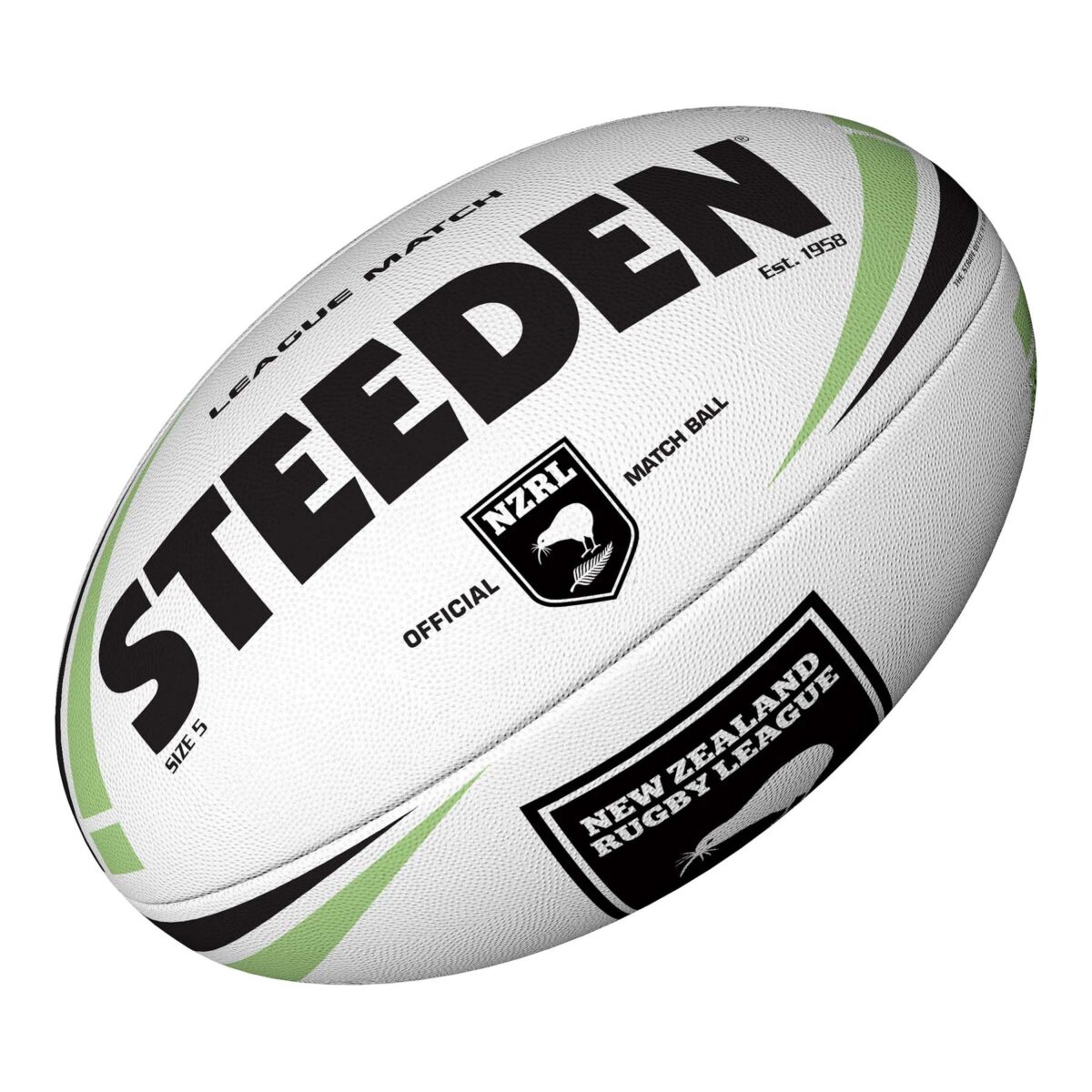 Steeden NZRL Symmetry Match Rugby League Ball Size 5 | McCracken's