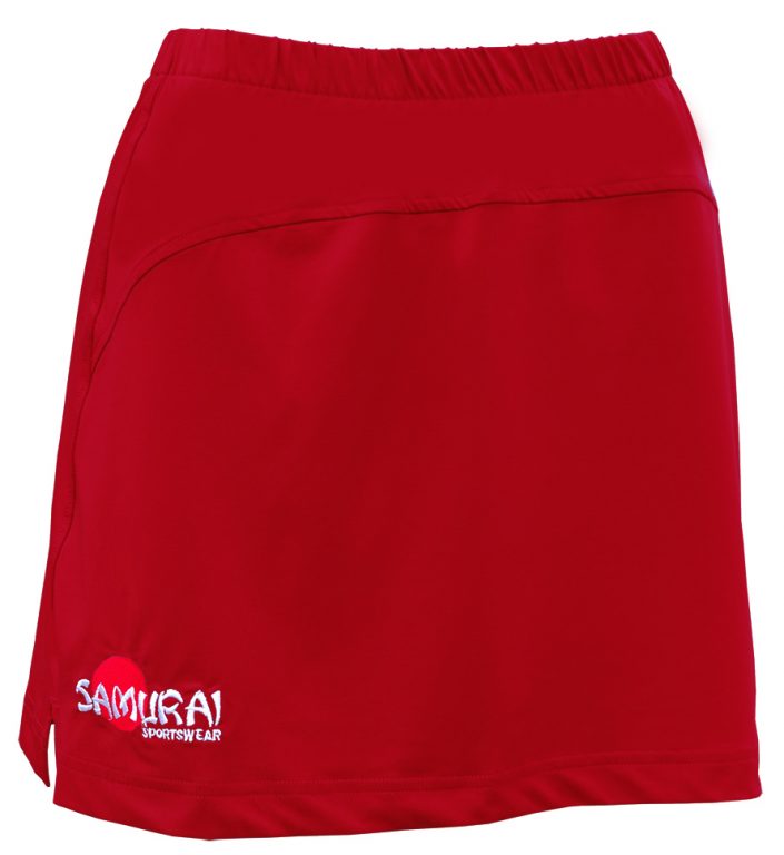 Samurai Netball Skirt-Red | McCracken's