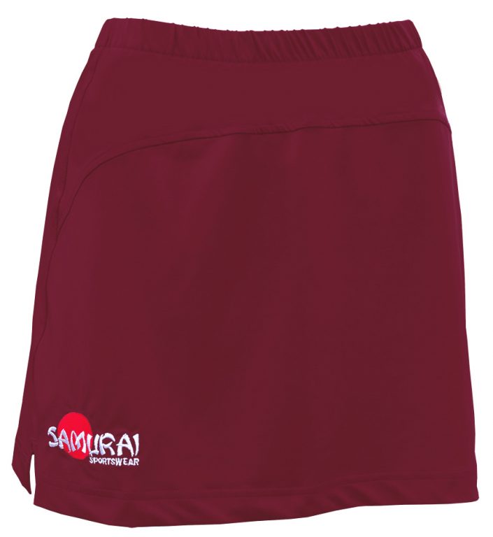 Samurai Netball Skirt-Maroon | McCracken's