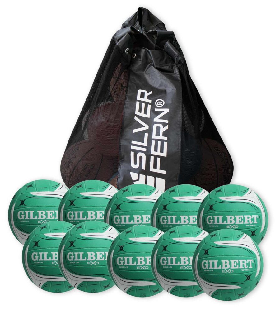 10 X Gilbert Netball Balls Sizes 5 | McCracken's